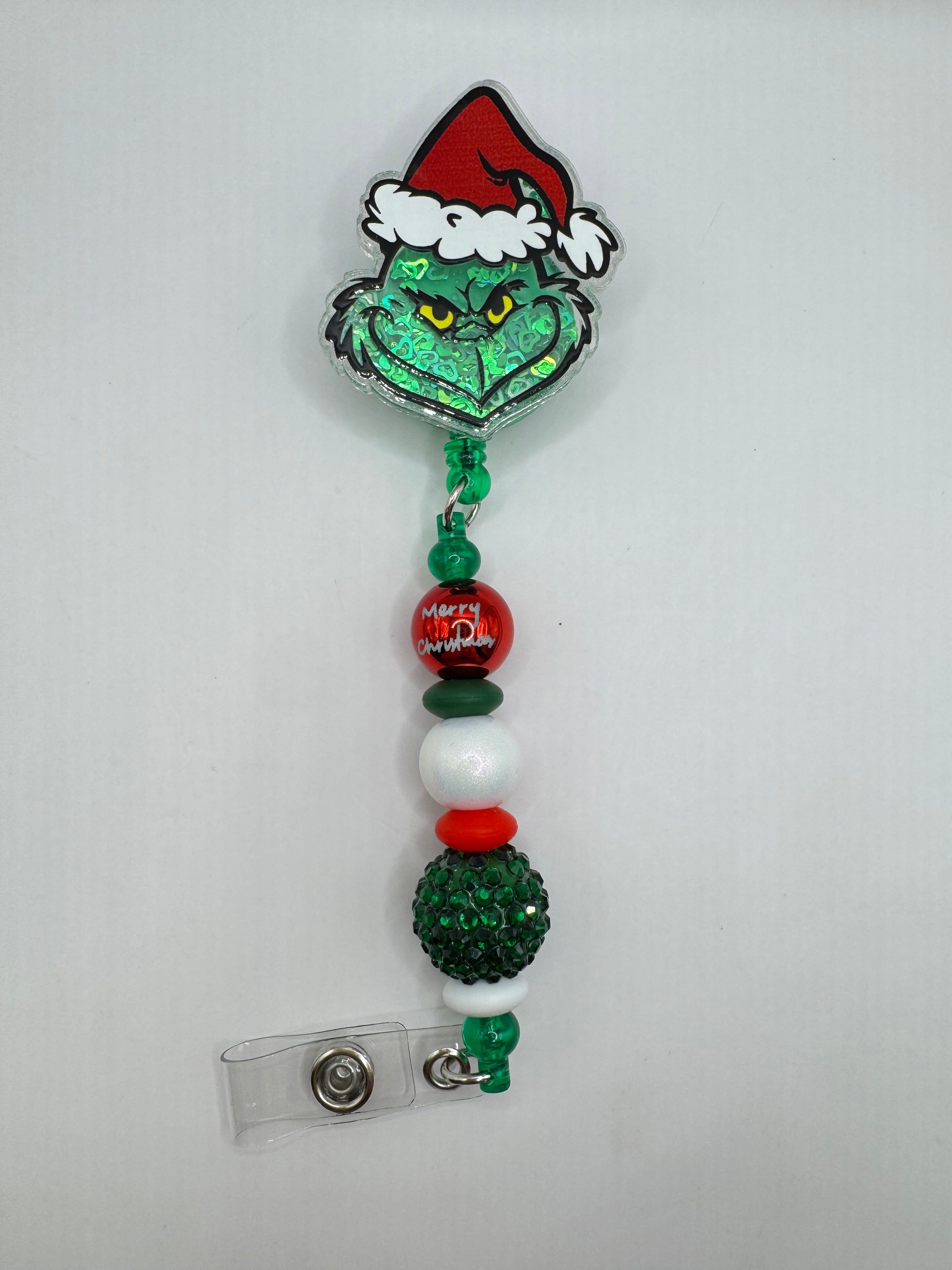 Grinch Face Shaker ID Holder (From The Grinch) – KF Creations